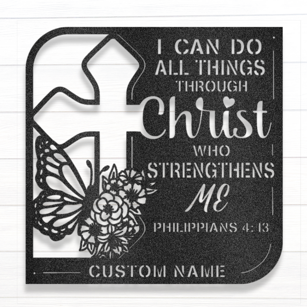 Christian Metal Wall Art | Christian Faith Metal Art | Metal Scripture ...