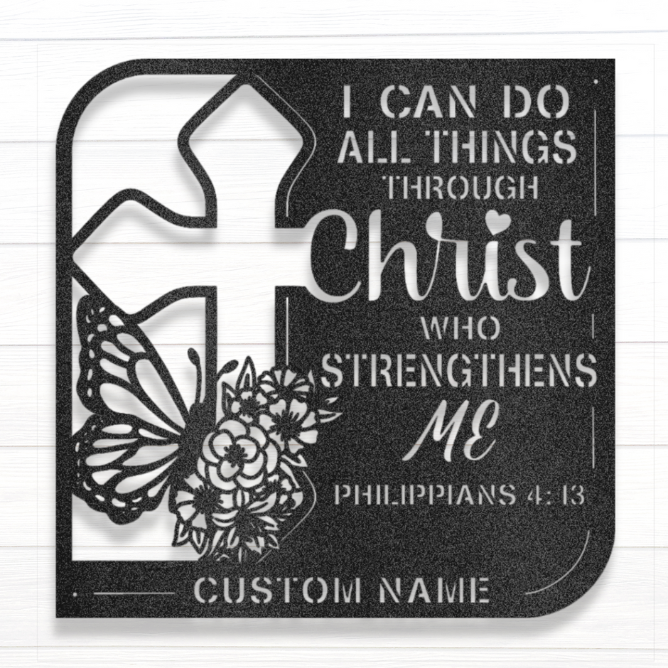 Christian Metal Wall Art | Christian Faith Metal Art | Metal Scripture ...