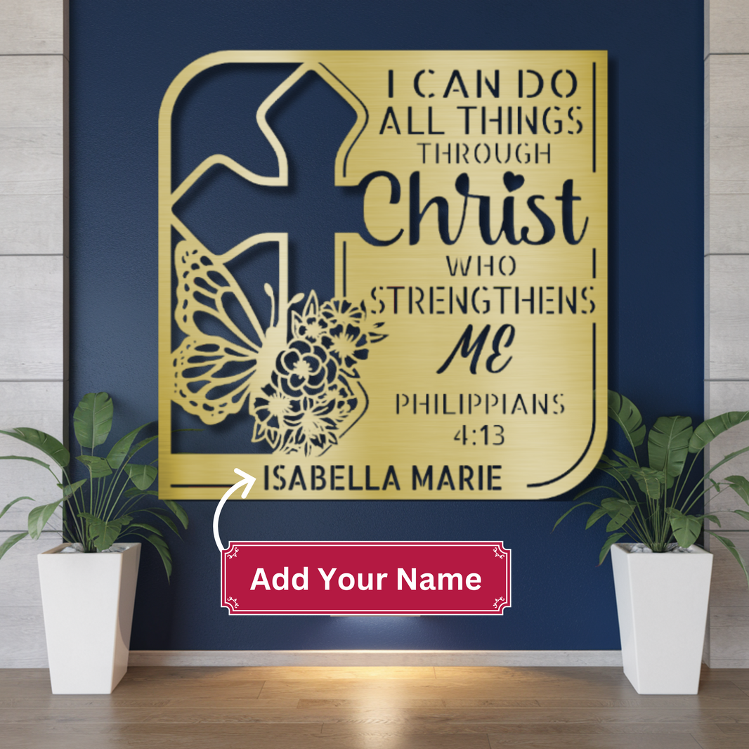 Christian Metal Wall Art | Christian Faith Metal Art | Metal Scripture ...