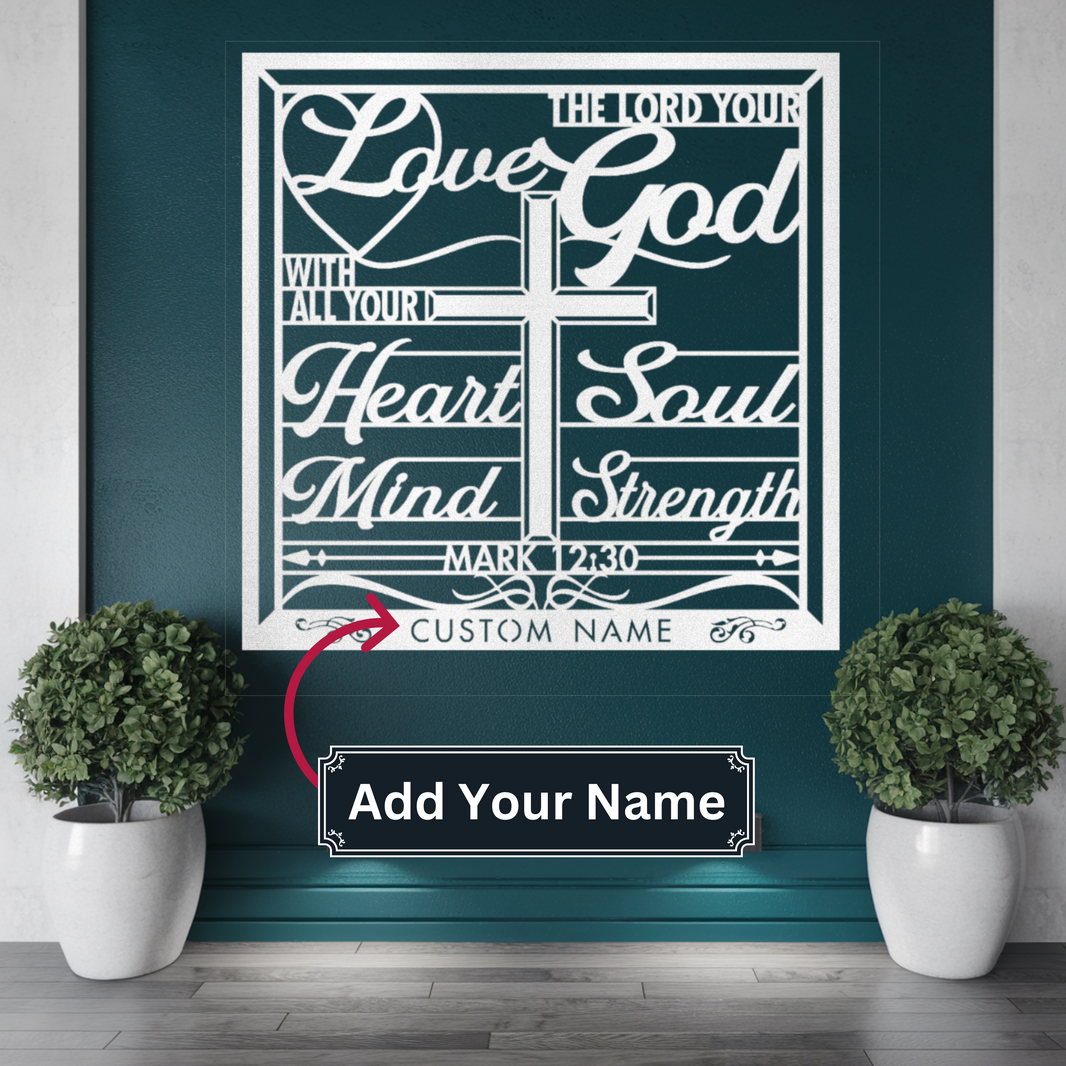 Christian Metal Wall Art | Christian Faith Metal Art | Metal Scripture ...