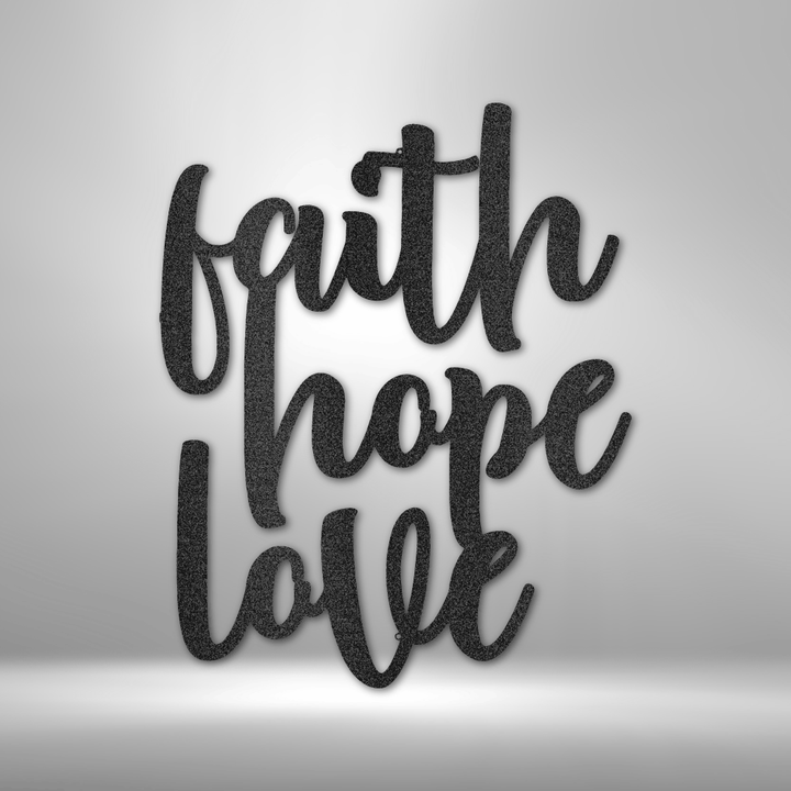 Christian Metal Wall Art | Christian Faith Metal Art | Metal Scripture ...